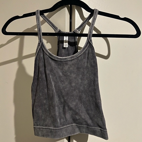 Tops | Gray Crop Top | Poshmark